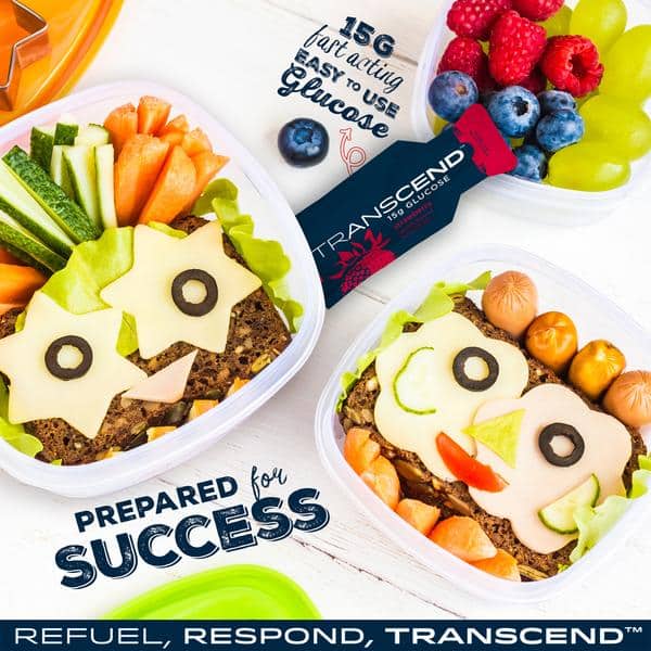 Transcend Glucose Gels | Back-to-School Lunchbox Ideas for Diabetics